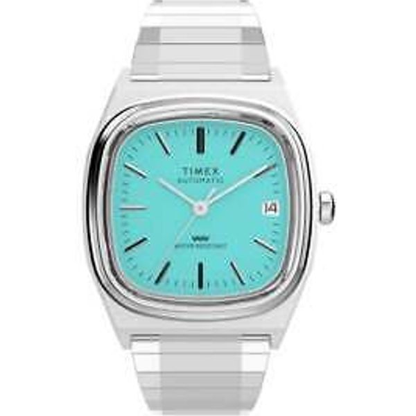 Timex Gents 1983 E-Line Reissue Automatic 34mm Watch TW2Y07300 ...