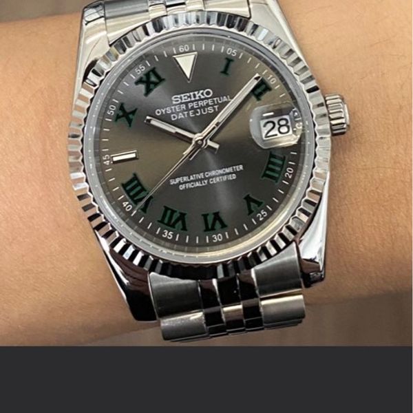 Seiko Wimbledon Mod Datejust Watch | WatchCharts Marketplace