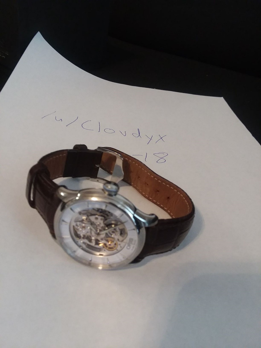 Oris Artelier Skeleton 40 Stainless Steel 734 7591 4051 Price as of ...