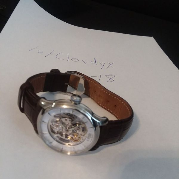 Oris Artelier Skeleton 40 Stainless Steel 734 7591 4051 Price as of ...