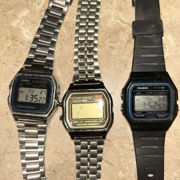 Lot Of 3 Vintage Casio Watches | WatchCharts Marketplace