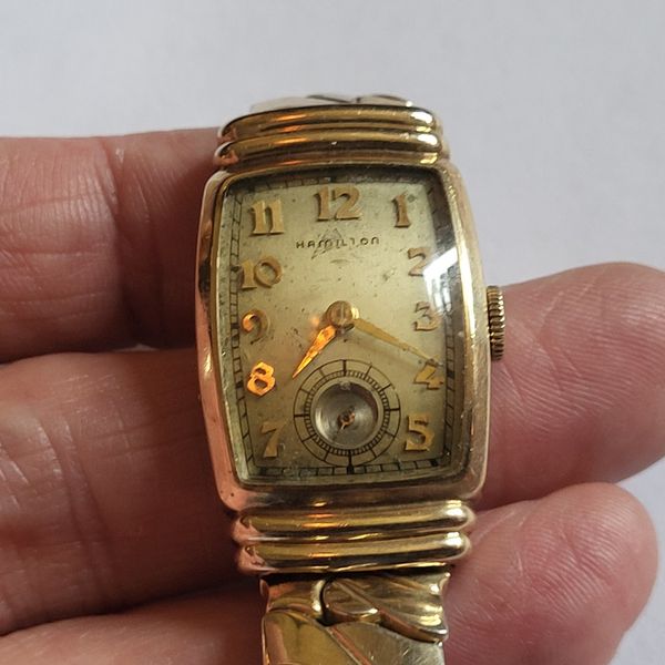 Vintage Hamilton Men's Watch Cal 980 10k Gold Filled 17 Jewel For ...