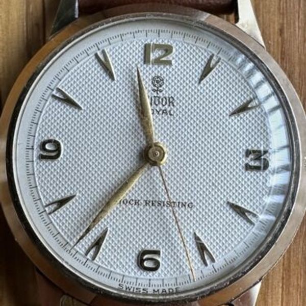 Tudor Rolex mens Solid 9ct Gold Vintage dress watch | WatchCharts ...