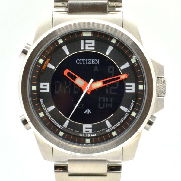 NEW Men's Citizen Promaster Dual Display 41mm Watch JN5000-55E C471 ...