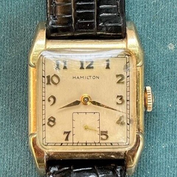 1949 VINTAGE MENS HAMILTON LAMBERT WRISTWATCH, running | WatchCharts ...