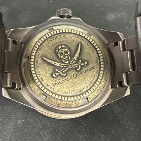 Invicta #25200 47mm Grand Diver Automatic Disney Pirates Caribbean ...