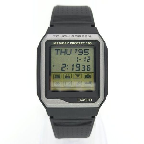 NOS CASIO VDB-101 DATA BANK TOUCH SCREEN VINTAGE DIGITAL WATCH 1992 ...