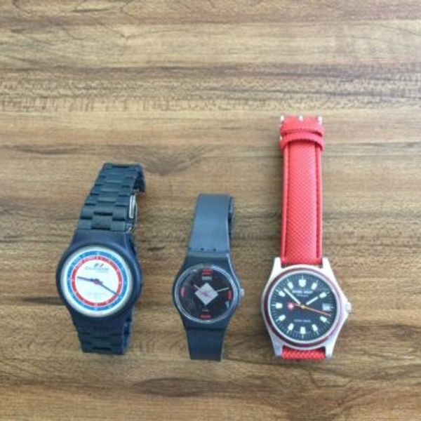 Mixed Lot Of Vintage Watches; 1980 Concorde Swiss, Swiss Army Watch ...