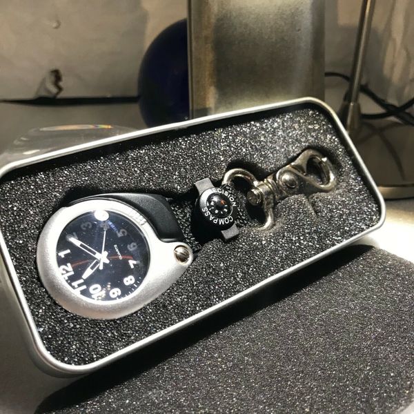 ESP-BIENNE: Clip-On Watch/Compass/Magnifying Glass/In Original Tin ASI#40483 | WatchCharts ...