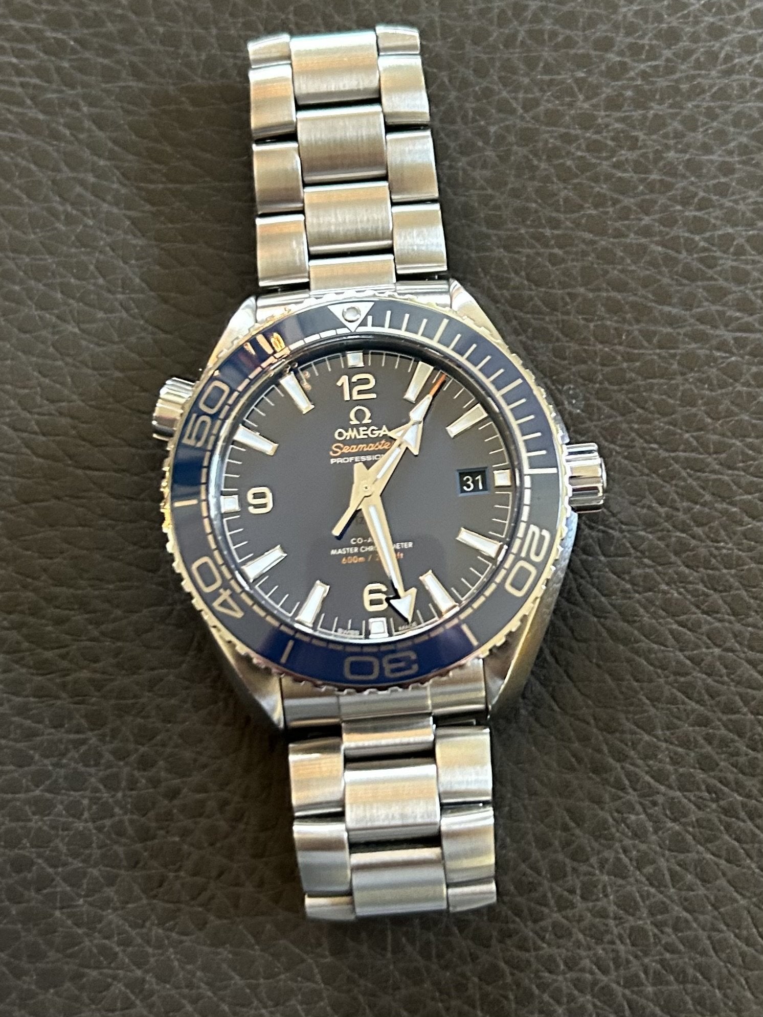 FS - Omega Planet Ocean Blue 43.5 w/8900 | WatchCharts Marketplace