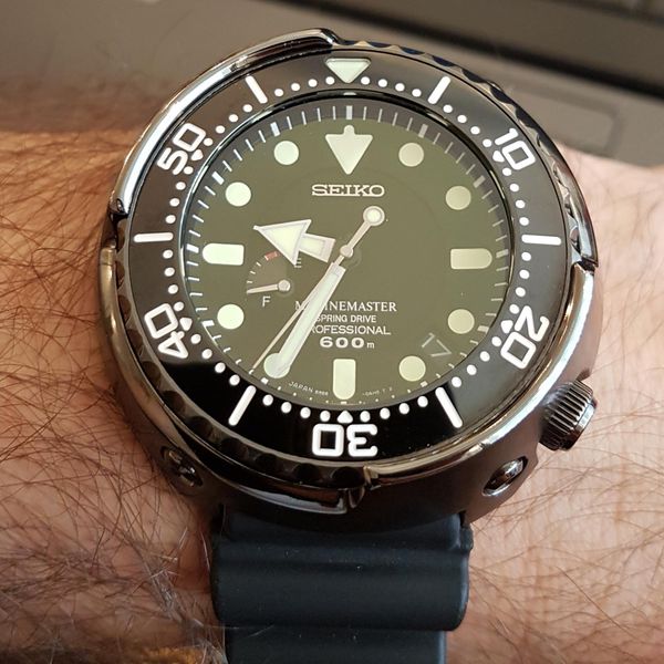 FS: SEIKO PROSPEX MARINEMASTER SBDB013 SPRING DRIVE TUNA | WatchCharts