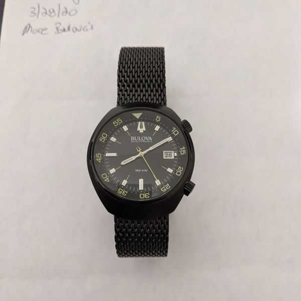 [WTS] Bulova Accutron II 98B247 Black Mesh $300 + Bulova Accutron II ...