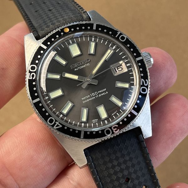Vintage 1965 Seiko 6217-8000 Serviced 62MAS Rare JDM Divers Watch ...