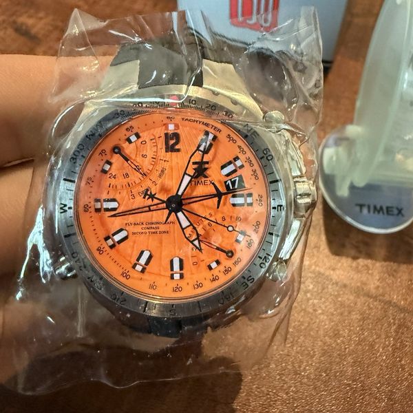 Timex TX Technoluxury Fly-Back Chronograph Quartz Watch T3B871 ...