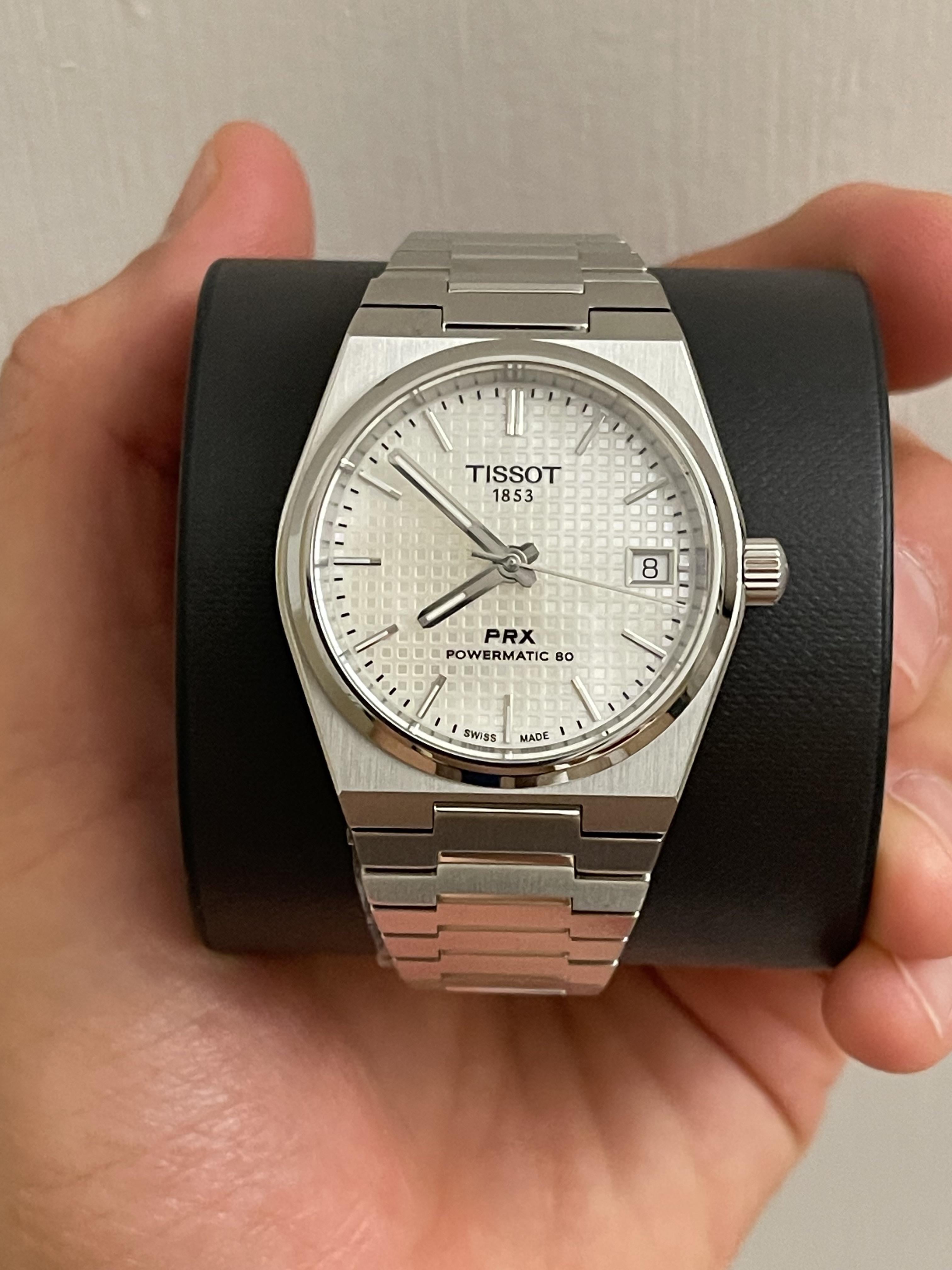 [WTS] TISSOT PRX POWERMATIC 80 35MM White Mother of Pearl | WatchCharts ...