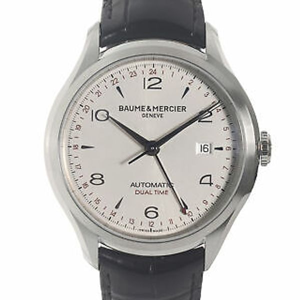 Baume & Mercier Clifton Dual Time Automatic Men's Watch MOA10112 ...