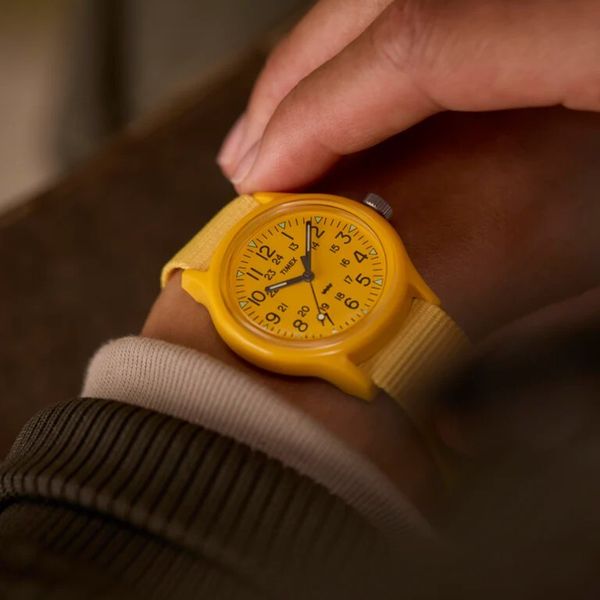 New Timex Camper TW2W91200 Military Style 36mm Watch Yellow ...