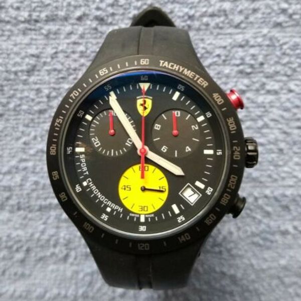 Ferrari Pit Crew Titanium Chronograph Watch | WatchCharts Marketplace