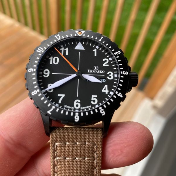 [WTS] Damasko DA42 Black, Complete w/Box, Papers, extra strap 2019 | WatchCharts Marketplace