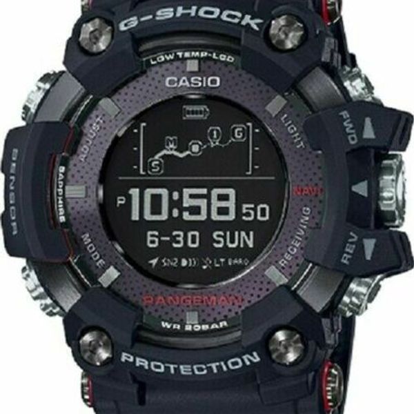 Casio G-Shock Master of G Rangeman Triple Sensor Black Bluetooth New ...