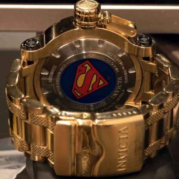 52mm Invicta DC Comics Superman Watch Lt. Edition. Model 26825 #0028/ ...