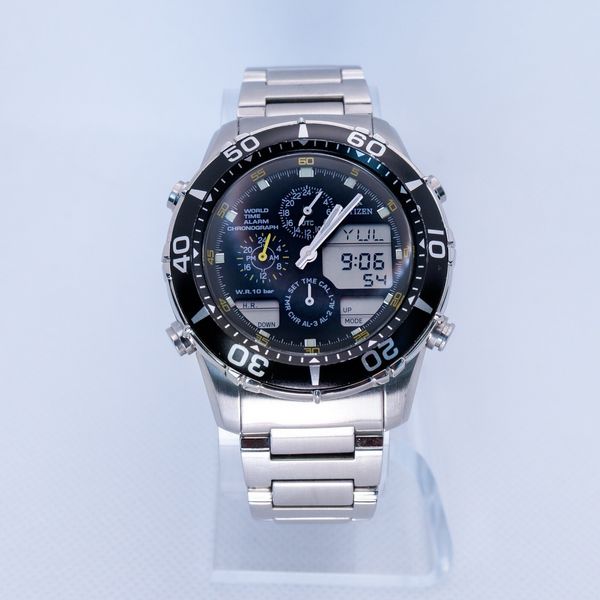 Citizen Promaster C300 (US Seller) Chronograph Eco Drive World Time ...