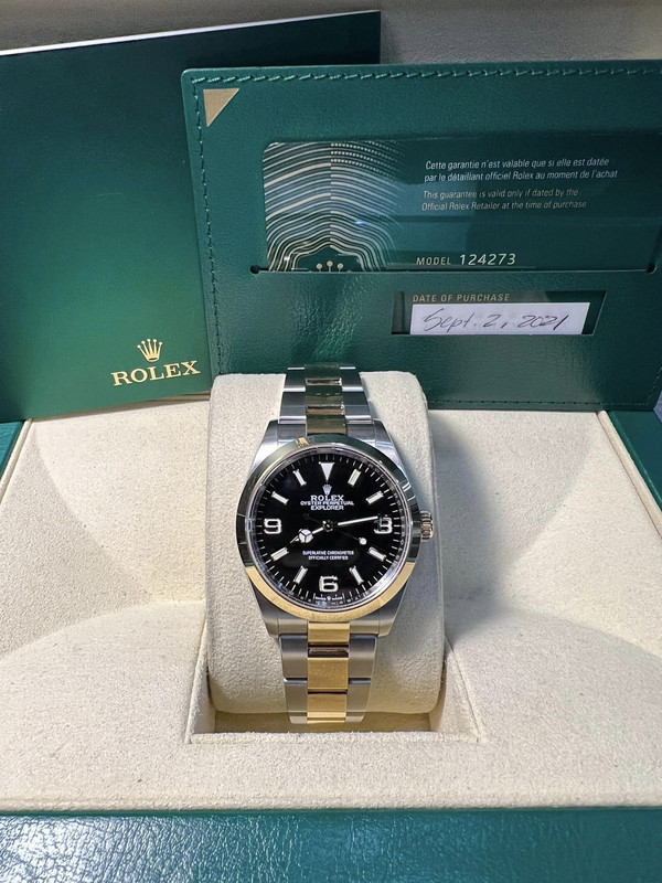 FS: Two tone Rolex Explorer 36mm 124273 | WatchCharts