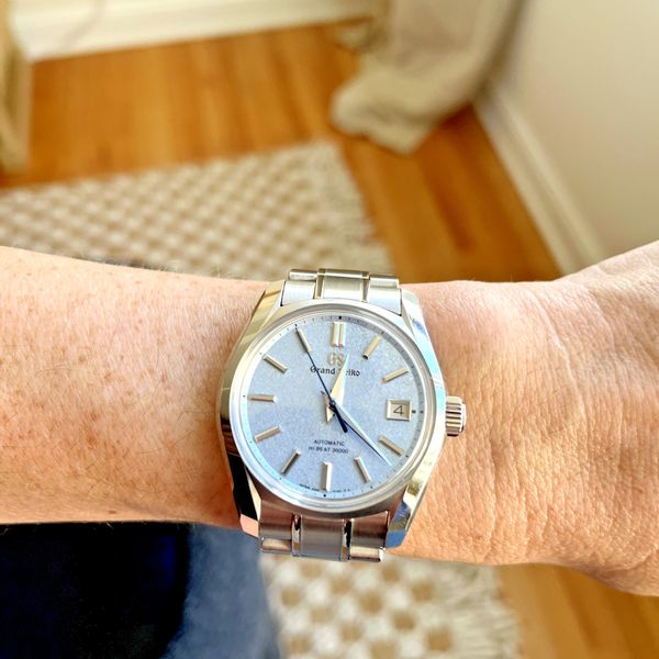 Grand Seiko Heritage SBGH295 Light Blue Dial Soko Frost w/ Box and ...
