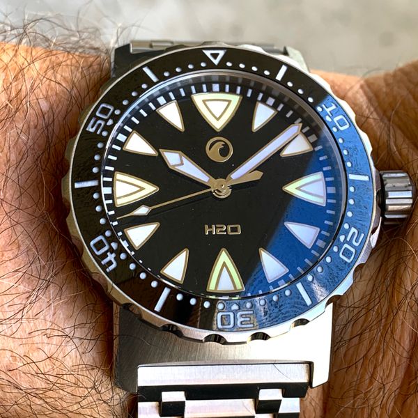 H2O / Helberg Limited Edition Kalmar II 3000 BLACK DL #40 Dial~ ETA ...