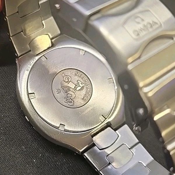 Omega Seamaster Men's Watch 396.1062 Swiss Quartz Vintage Diver Black ...