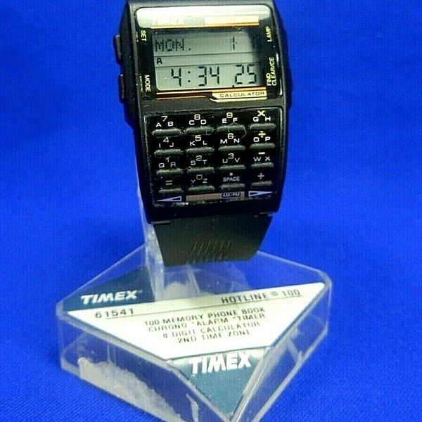 Vintage Timex Hotline 100 Calculator Watch | WatchCharts Marketplace