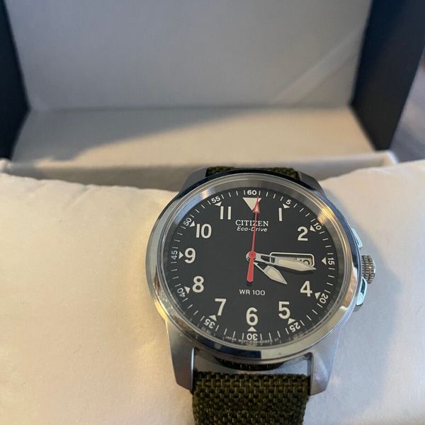 Citizen Men's Quartz Sport Garrison Date Camo Nylon Strap Watch 37 MM ...