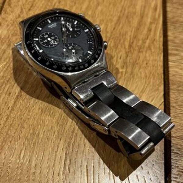 Swatch Irony Chrono Windfall, YCS410GX - Swiss Made | WatchCharts ...