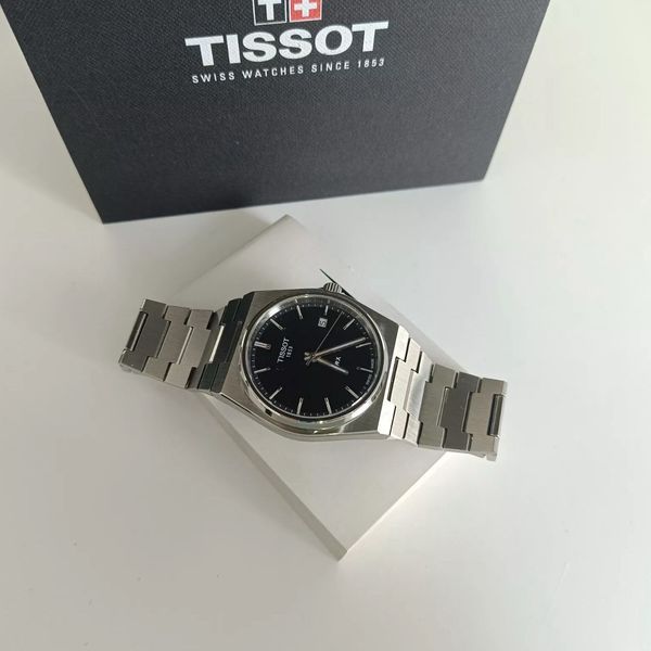 Tissot PRX Men's Black Watch 40 mm Quartz Movement | WatchCharts ...