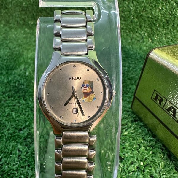 Authentic Vintage Rado President Muammar Gaddafi Watch Special Edition ...