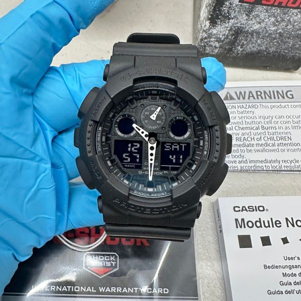 Casio G Shock 5081 Model GA-100 Watch Black Chrono Digital Analog Light - NEW | WatchCharts ...