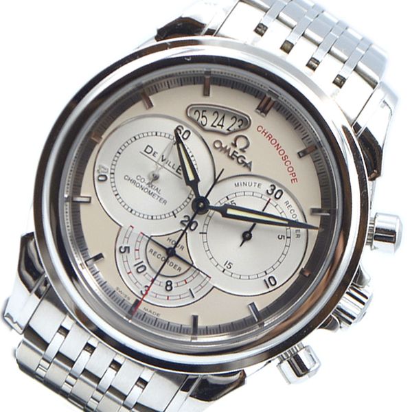 Omega OMEGA Devil Co-Axial 4550.30.00 Ivory Automatic Men's Watch [Used ...