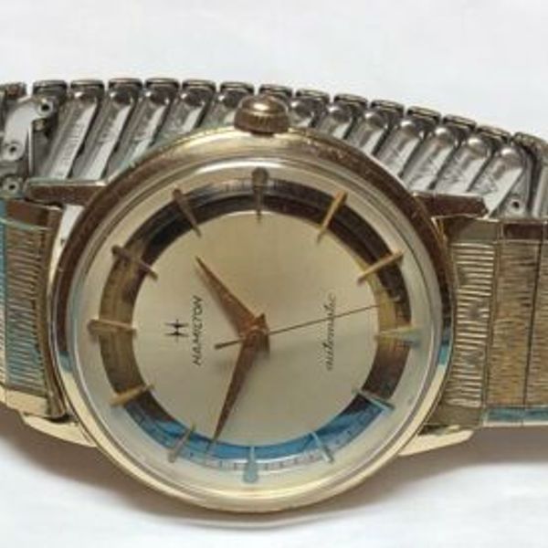 Vintage 1964 Hamilton Accumatic A-602 Automatic Watch 10K RGP 689 17J ...