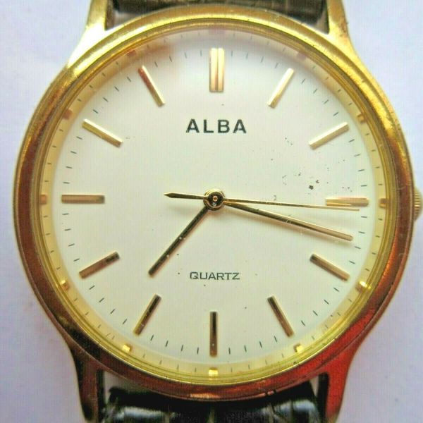 Used Vintage Men Watch Seiko Alba Japan Movement Cased China Quartz ...