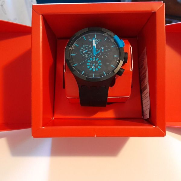 SWATCH Big Bold CHRONO CHECKPOINT Blue - new in box | WatchCharts ...