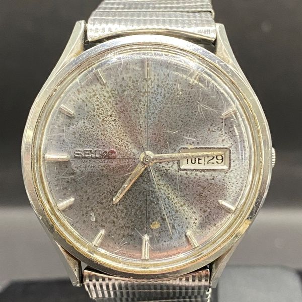 Vintage Seiko Watch Sea Lion M77 Automatic 1966 30 Jewels Speckled ...