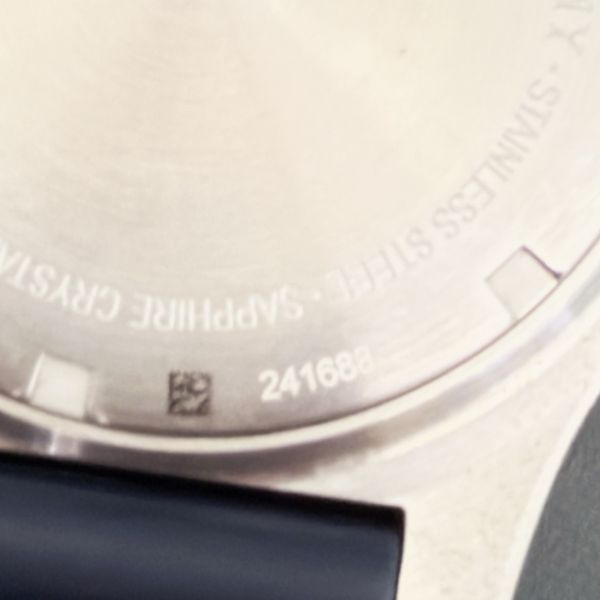 NEW Victorinox Swiss Army Inox Blue Dial Blue Rubber Strap Men's Watch ...