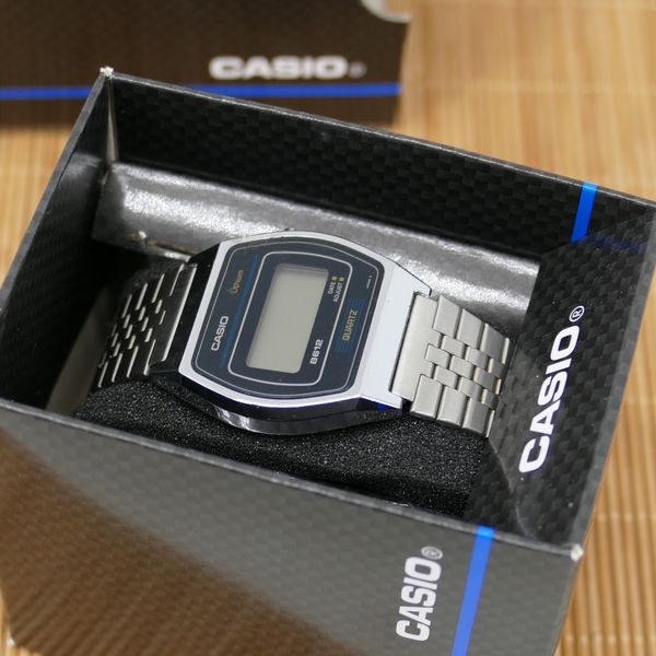 Casio B612 ++ Vintage 80s LCD Watch Watch Digital Display ++ Very Good ...