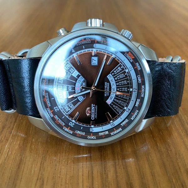 Orient Sporty World Time Multi-Year Perpetual Calendar AUTO JDM ...