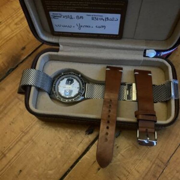 Yema Rallygraf Panda Mecaquartz Watch Plus Free Geckota Strap | WatchCharts