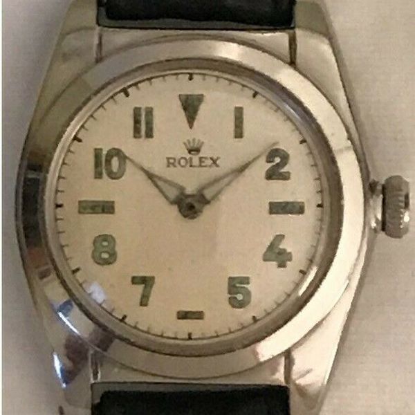 Vintage 1940's Rolex Bubbleback Perpetual Chronometer Watch Ref.2940 ...