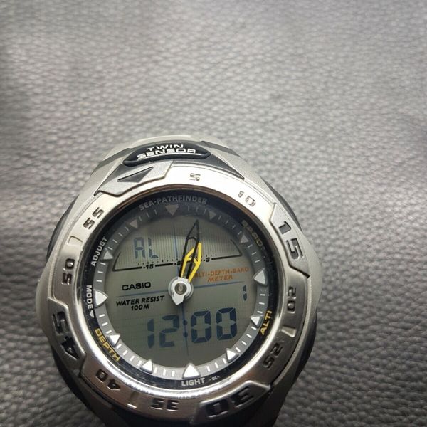 CASIO WRISTWATCH SEA-PATHFINDER SPF-60D ALTI-DEPTH-BAROMETER ...