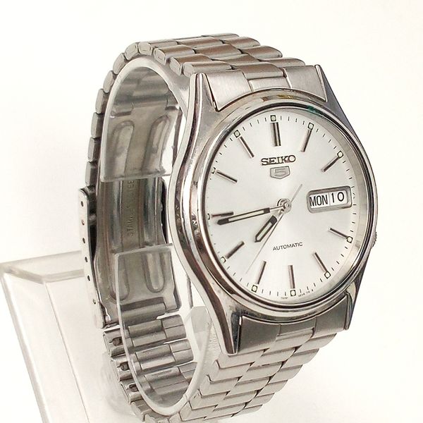 Vintage Seiko 5 Automatic Watch 7526-3100 Stainless Steel Water ...