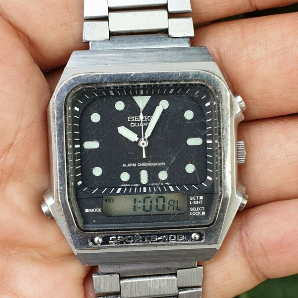Vintage Sports-100 Seiko H461-502A Ana-Digi Japan Quartz Watch | WatchCharts Marketplace