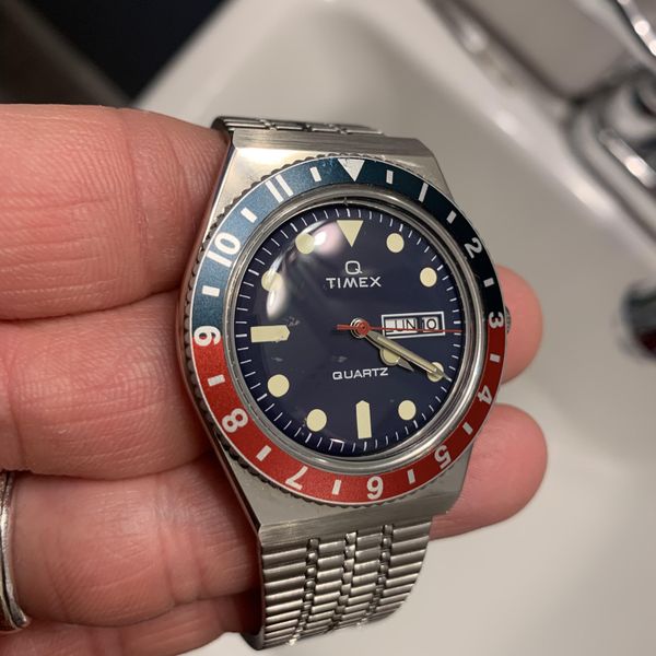 FS: Timex Q Timex full set box papers pepsi | WatchCharts